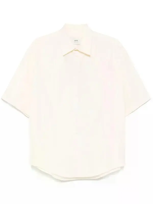 AMI Paris De Coeur-embroidered Shirt