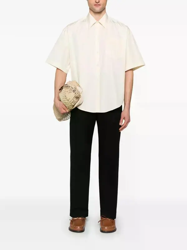 AMI Paris De Coeur-embroidered Shirt