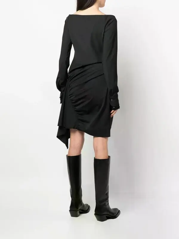 AC9 Belted Asymmetric Dress