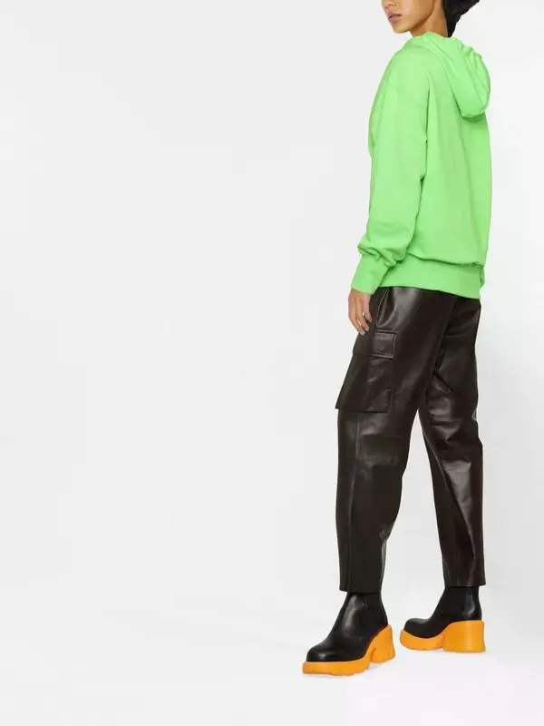 MSGM Logo-print Cotton Hoodie