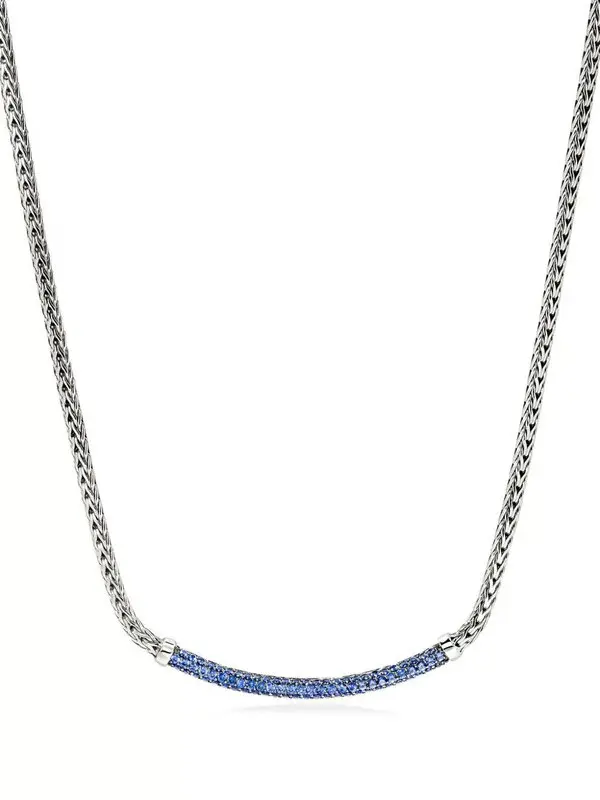 John Hardy Jh Essential Sapphire Necklace - Silver