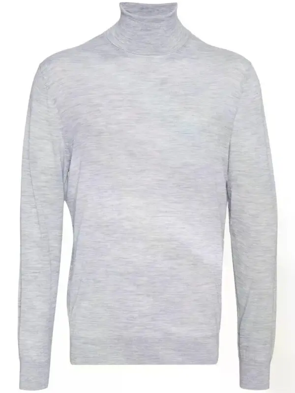 CRUCIANI Turtleneck Jumper - Grey
