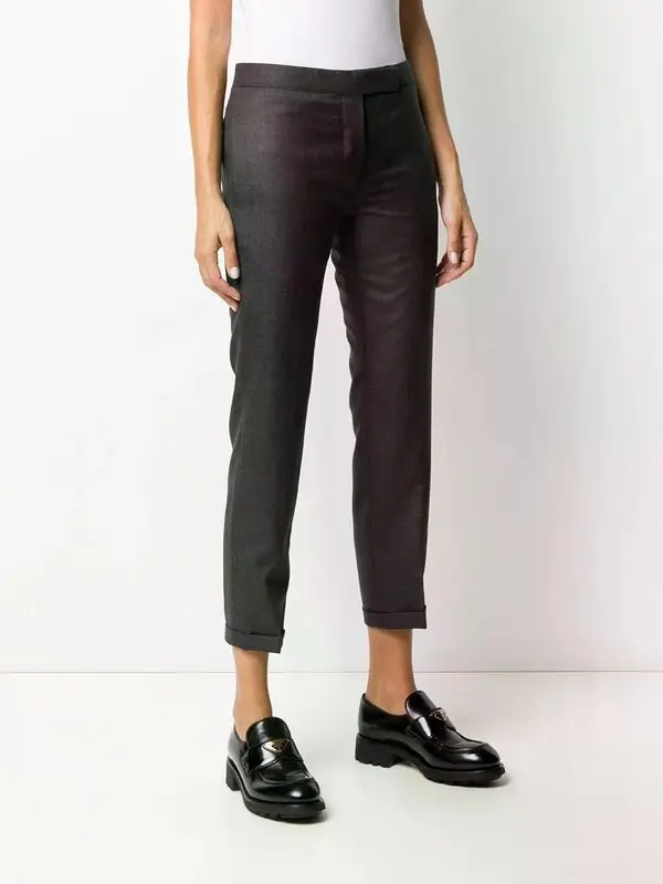 Thom Browne Tailored Cropped Trousers