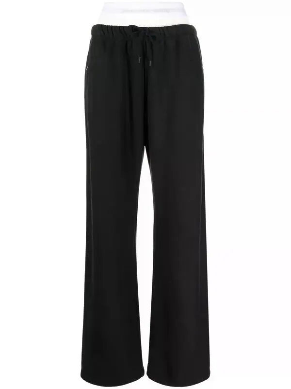 Alexander Wang Layered-design Cotton Track Pants