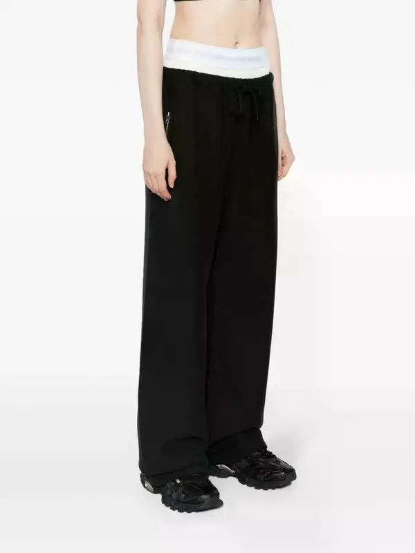 Alexander Wang Layered-design Cotton Track Pants