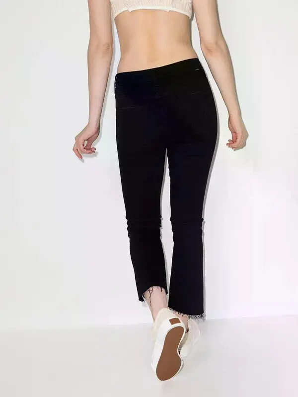 MOTHER The Insider Crop Step Fray Jeans