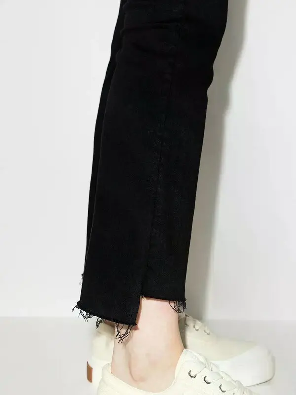 MOTHER The Insider Crop Step Fray Jeans