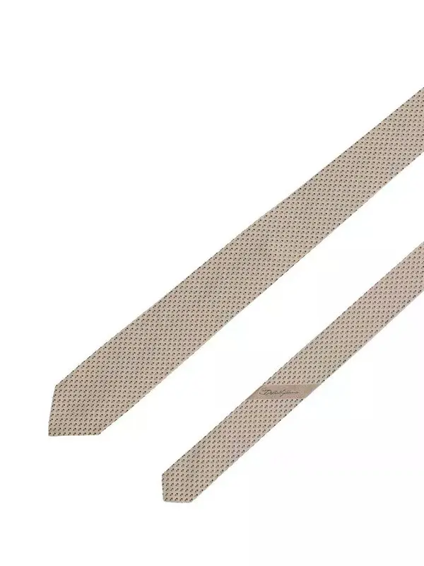 Dolce & Gabbana Martini Neck Tie - Neutrals