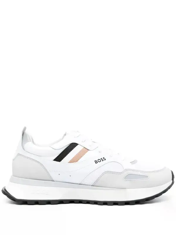 BOSS Striped Lace-up Sneakers