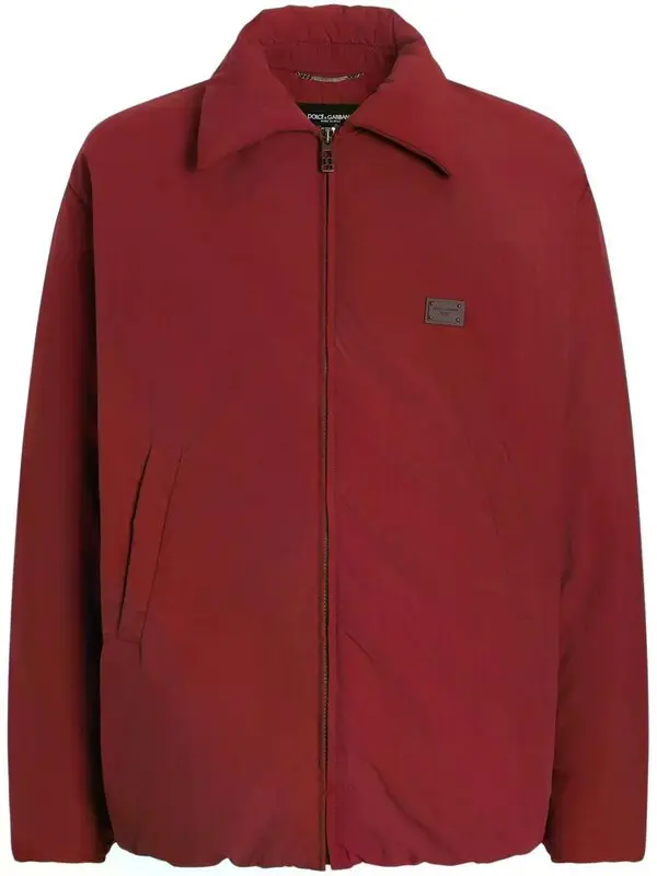 Dolce & Gabbana Logo-plaque Bomber Jacket