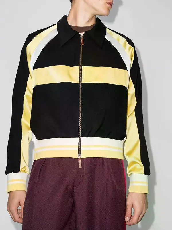 WALES BONNER Isaacs Panelled Bomber Jacket