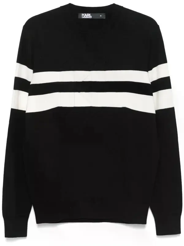 Karl Lagerfeld Karl Monogram-jacquard Sweater