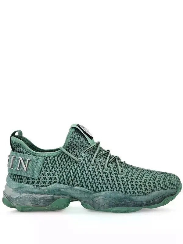 Philipp Plein Runner Hyper $hock Sneakers - Green