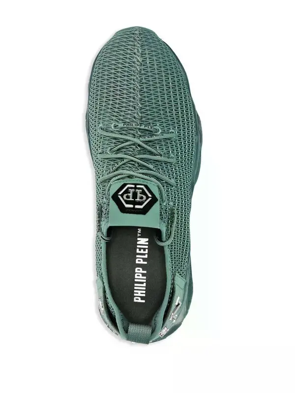 Philipp Plein Runner Hyper $hock Sneakers - Green