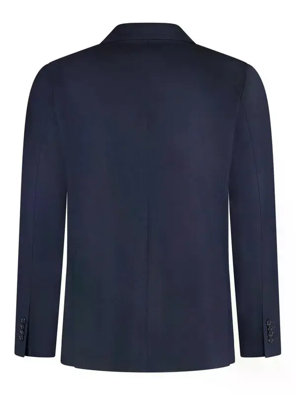 Tagliatore Virgin Wool-blend Blazer - Blue