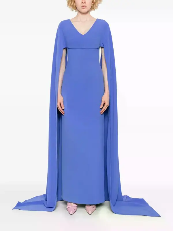 Solace London Morgan Maxi Dress - Blue