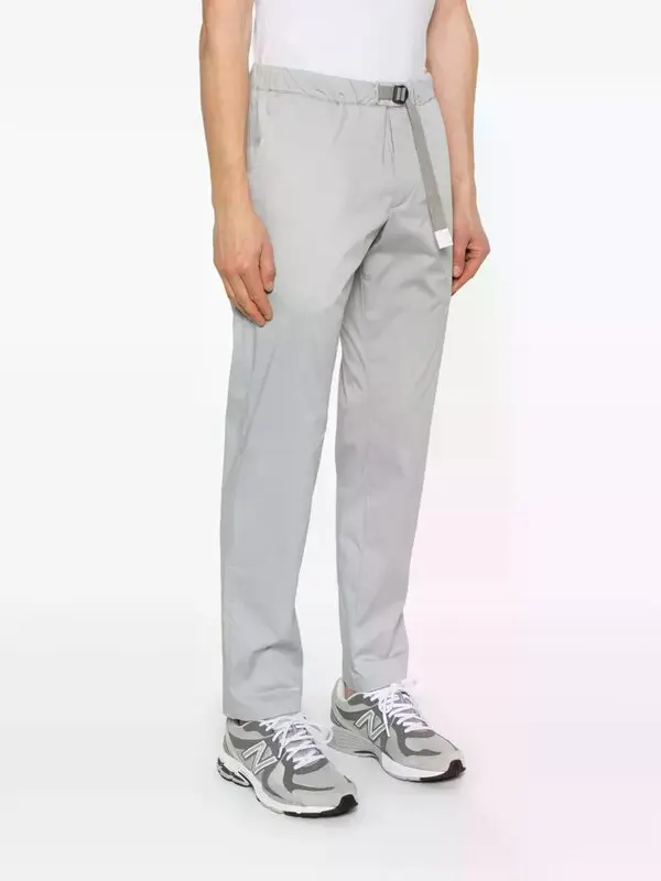 WHITE SAND Belted Chino Trousers
