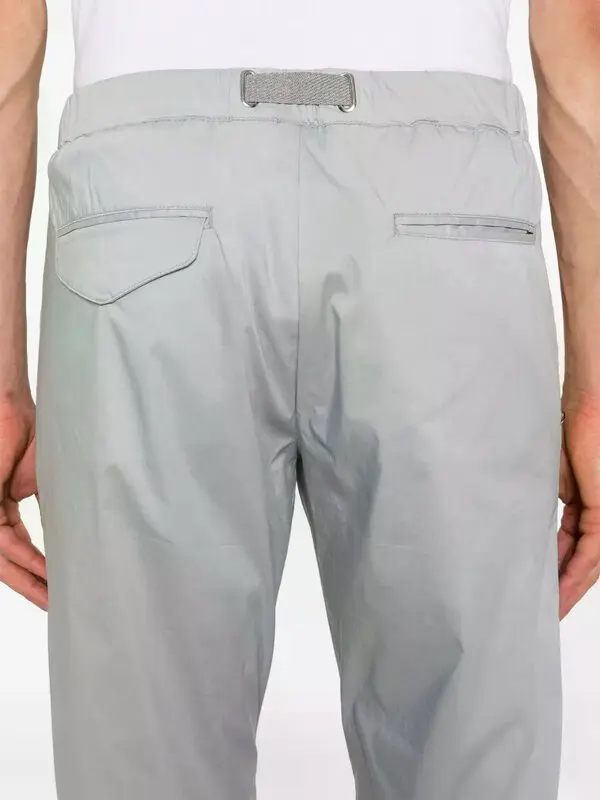 WHITE SAND Belted Chino Trousers