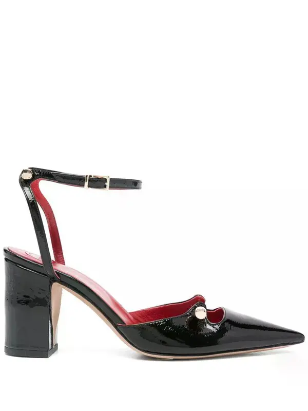 HARDOT 80mm Leather Pumps