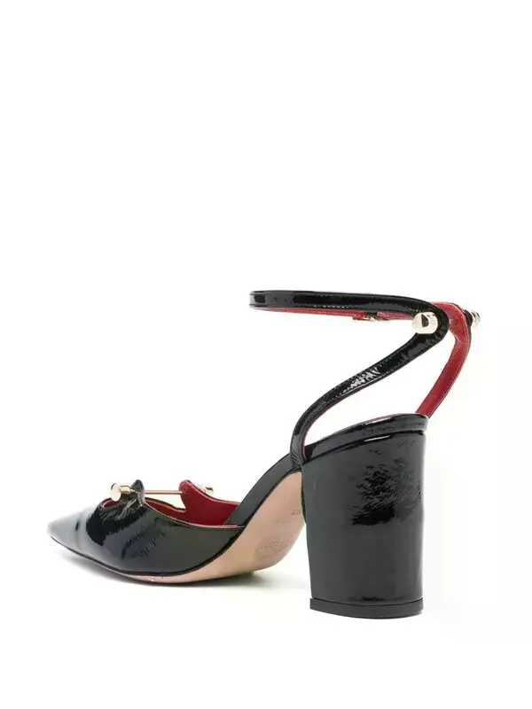 HARDOT 80mm Leather Pumps