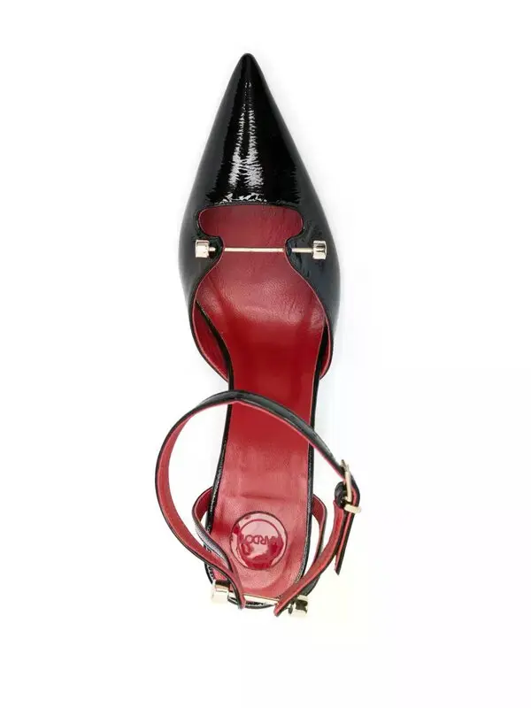HARDOT 80mm Leather Pumps