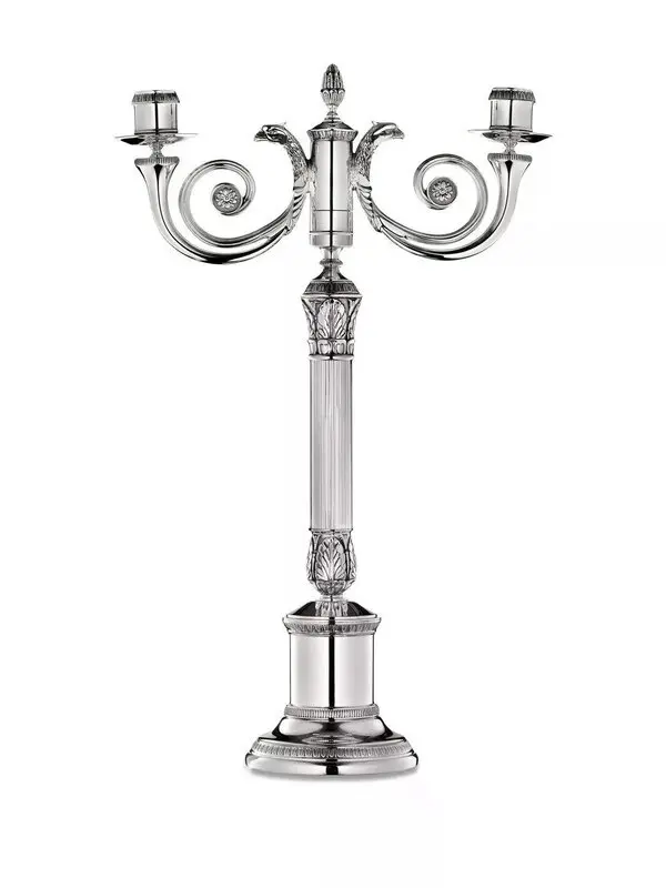 Christofle Malmaison Two-light Candelabra