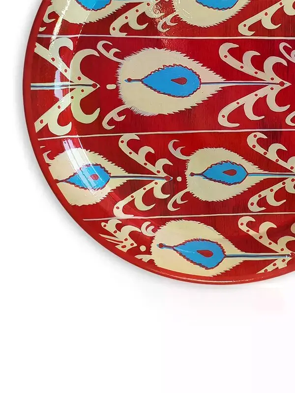 LES-OTTOMANS Abstract-print Iron Tray