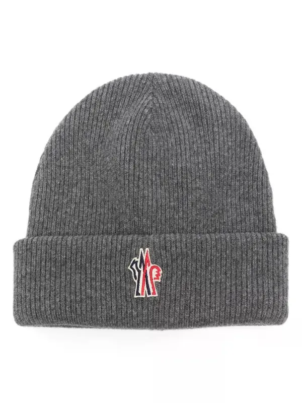 Moncler Wool Beanie - Grey