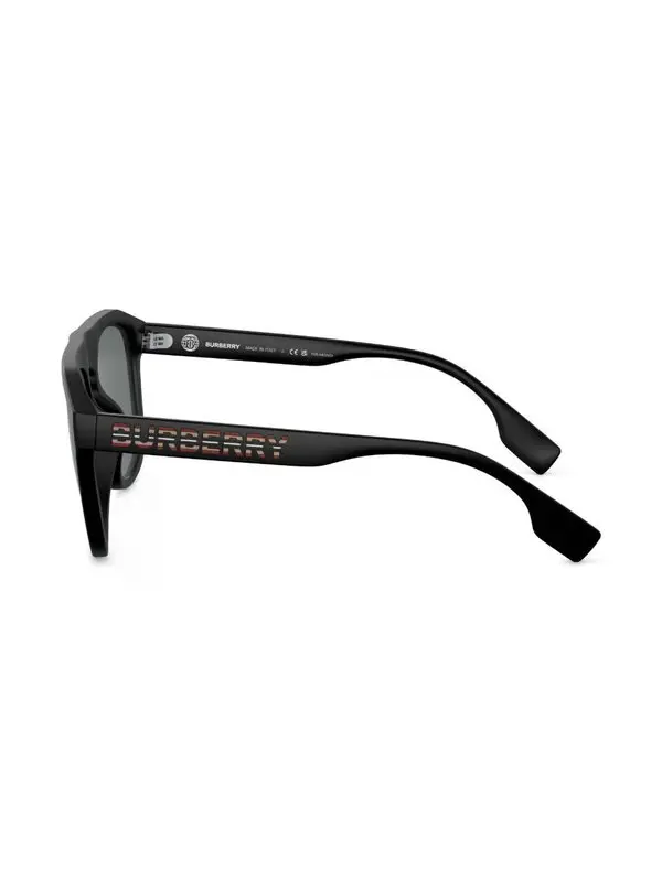 Burberry Wren Pilot-frame Sunglasses - Black