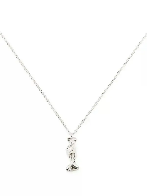 LOVENESS LEE I Alphabet-charm Necklace - Silver