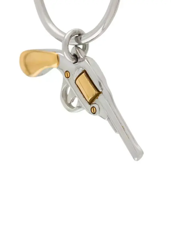 TRUE ROCKS Small Pistol Hoop Earring - Silver