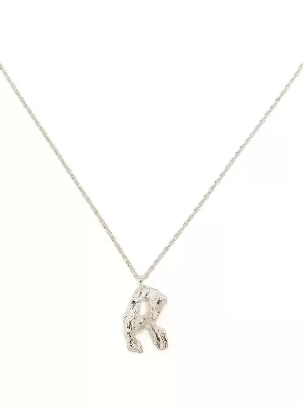 LOVENESS LEE Sterling Alphabet Necklace - Silver