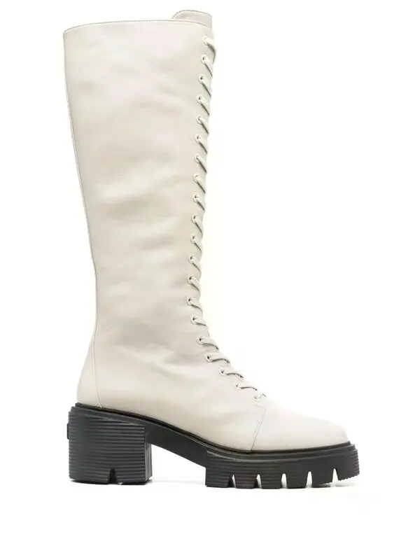STUART WEITZMAN Lace-up Chunky Boots