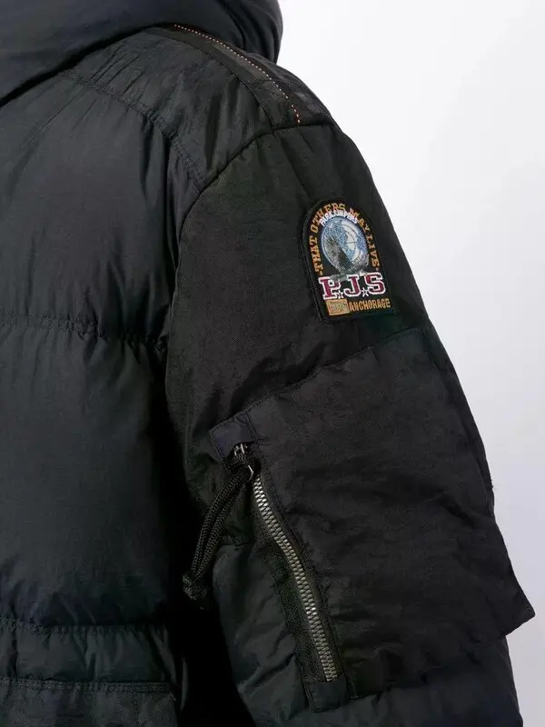 PARAJUMPERS Two-tone Hooded Padded Jacket