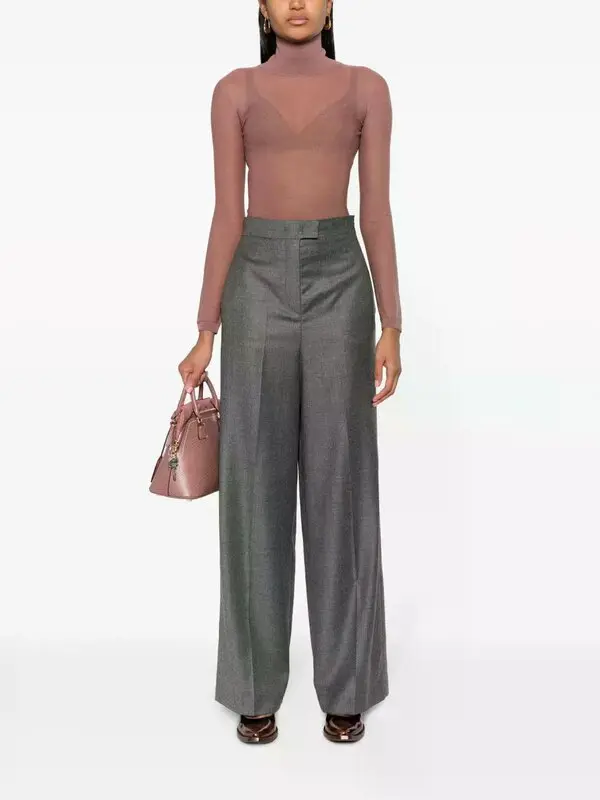 Fendi Palazzo Wool Trousers