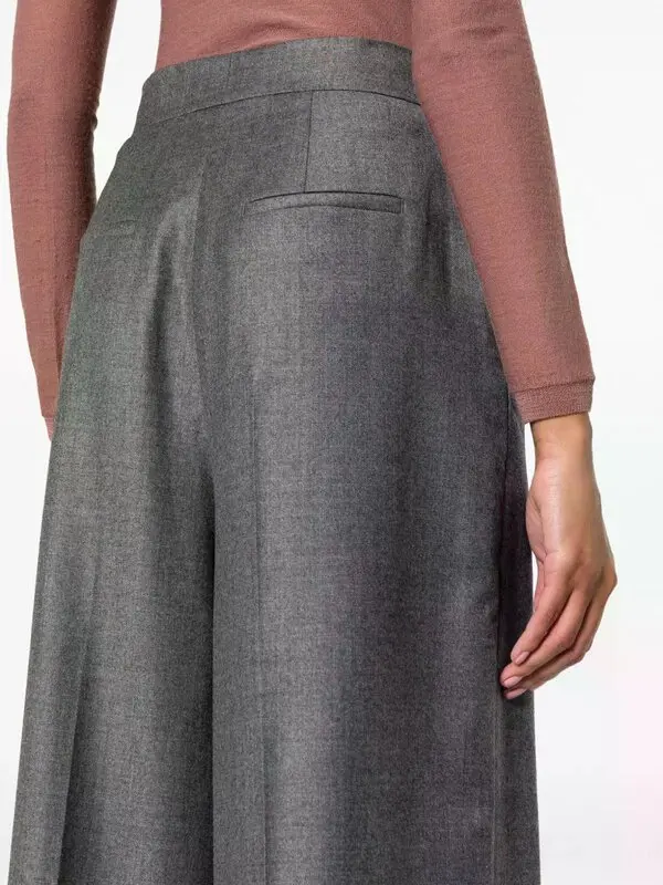 Fendi Palazzo Wool Trousers