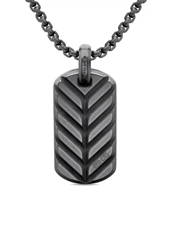 David Yurman Chevron Diamond Tag