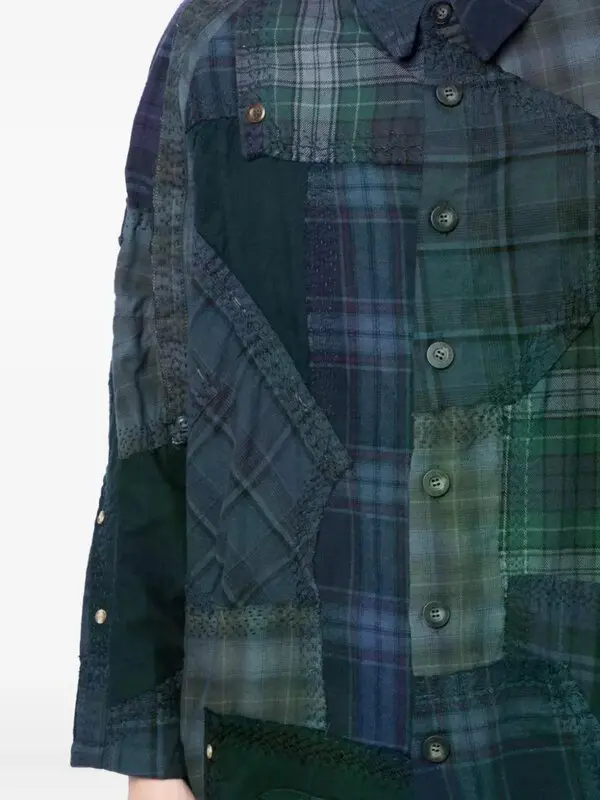 By Walid Patchwork Button-up Shirt