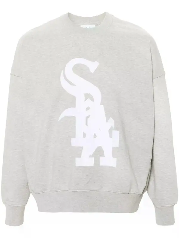 1989 STUDIO Cotton Sweatshirt With Flocked Logo Detailing