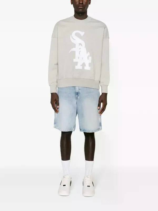 1989 STUDIO Cotton Sweatshirt With Flocked Logo Detailing