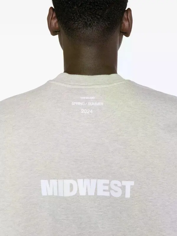 1989 STUDIO Cotton Sweatshirt With Flocked Logo Detailing