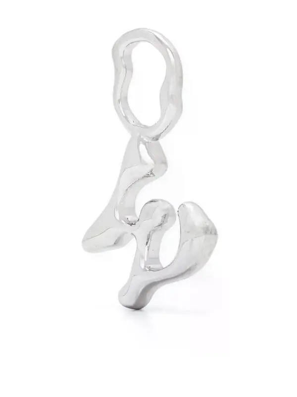 MARIA BLACK Fluent Letter W Charm - Silver