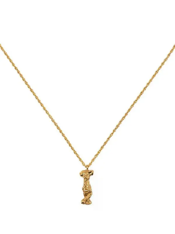 LOVENESS LEE L Alphabet Necklace - Gold