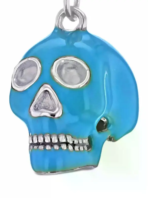 TRUE ROCKS Skull Pendant Necklace - Blue