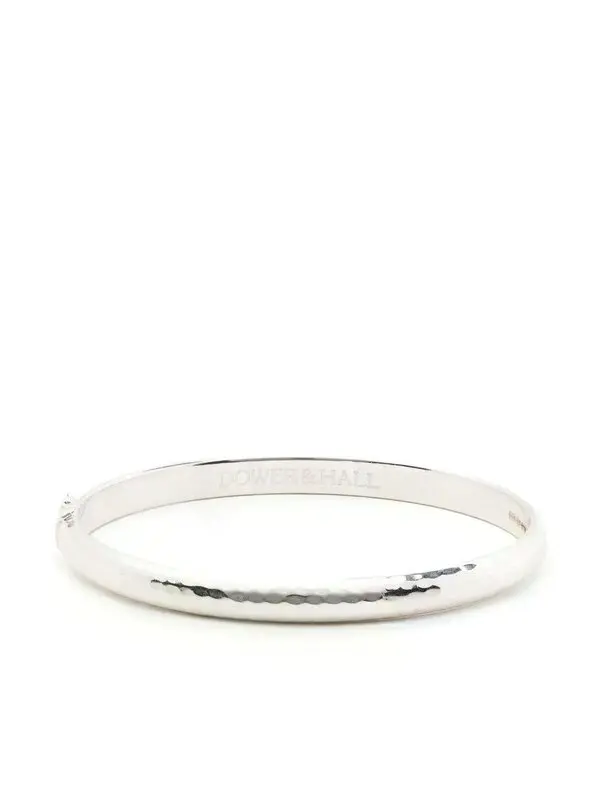 DOWER & HALL Dimple-effect Sterling Bracelet - Silver