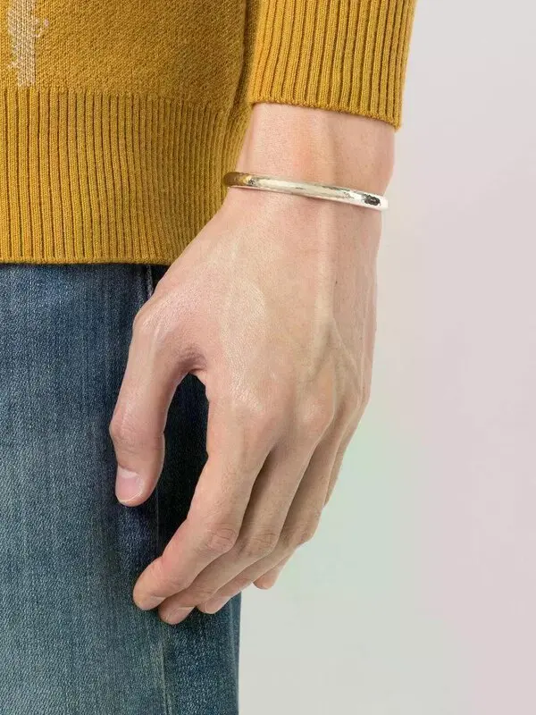 DOWER & HALL Dimple-effect Sterling Bracelet