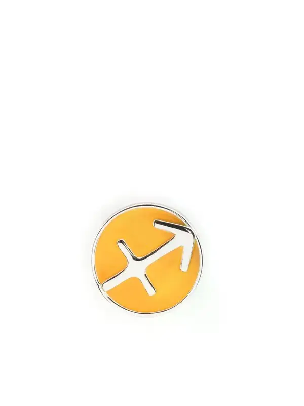 MARIA BLACK Sagittarius Pop Coin Charm - Silver