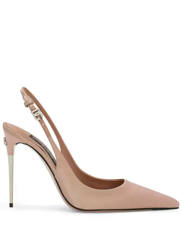 Dolce & Gabbana Leather Slingback Pumps