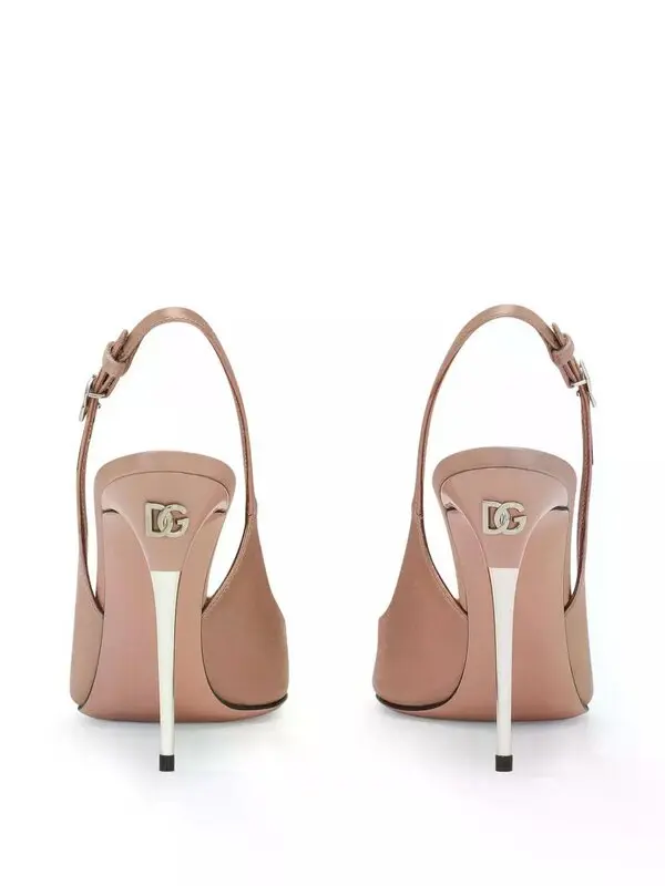 Dolce & Gabbana Leather Slingback Pumps
