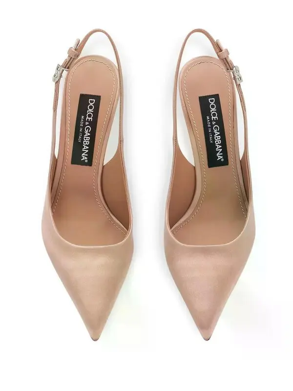Dolce & Gabbana Leather Slingback Pumps